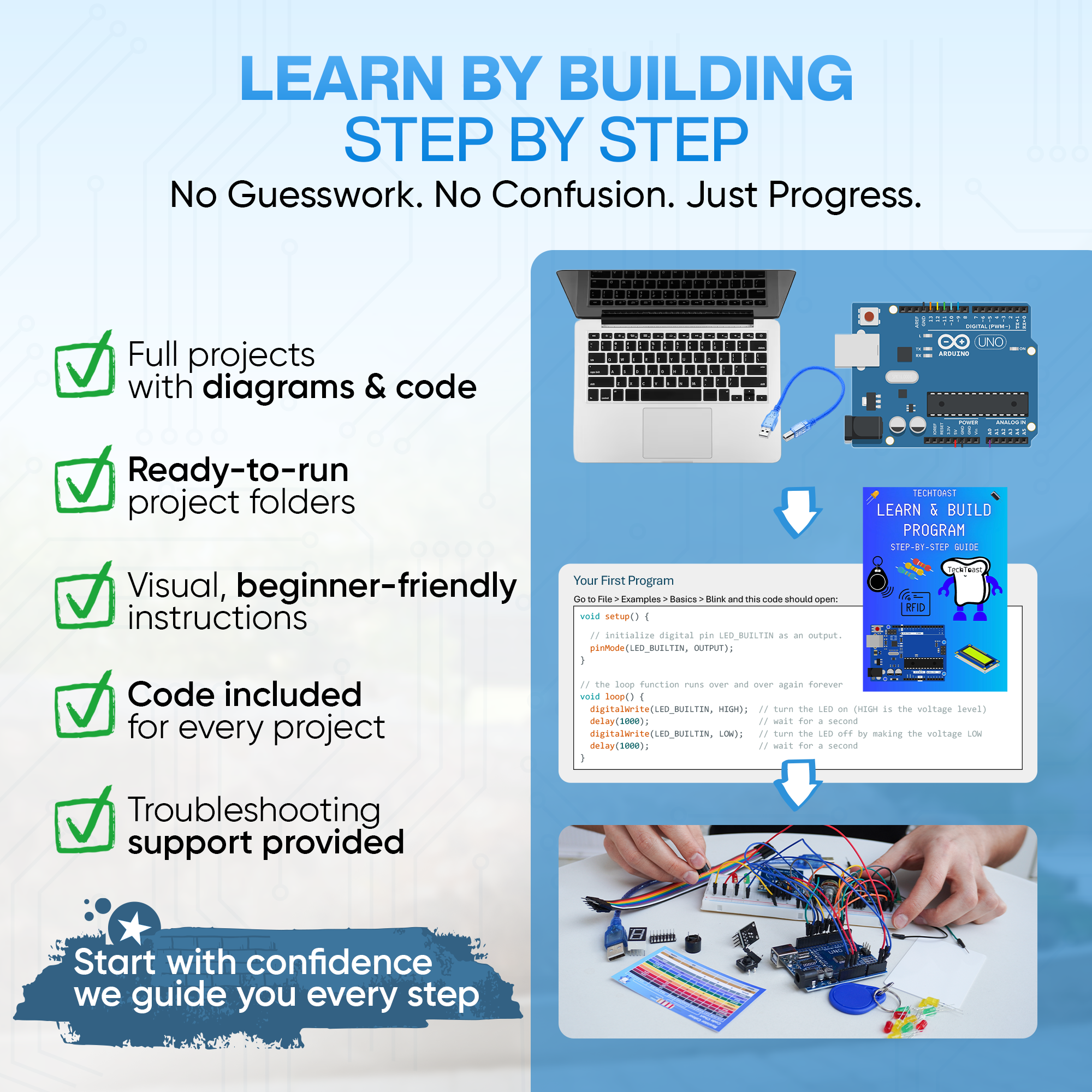 25-Week Learn & Build Electronics Kit – TechToast Academy